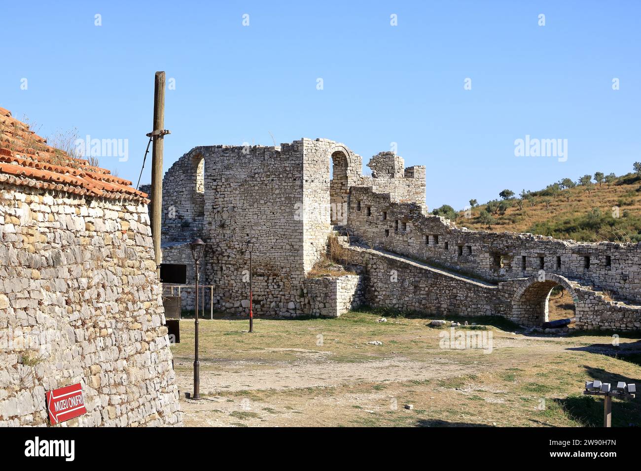 the old castle Berat Berati in Albania Stock Photo - Alamy