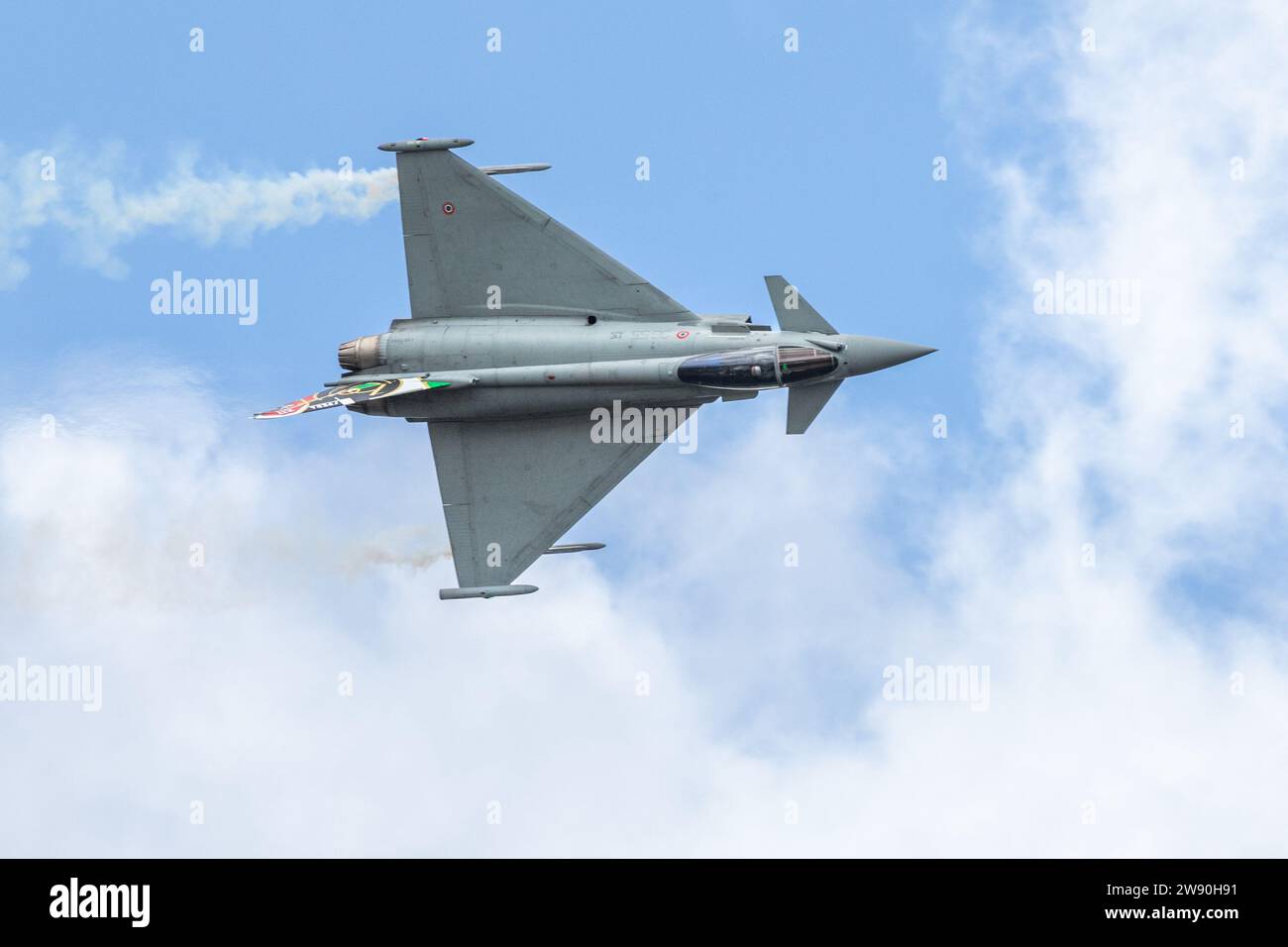 Italian Air Force - Eurofighter F-200A Typhoon, performing at The RIAT ...