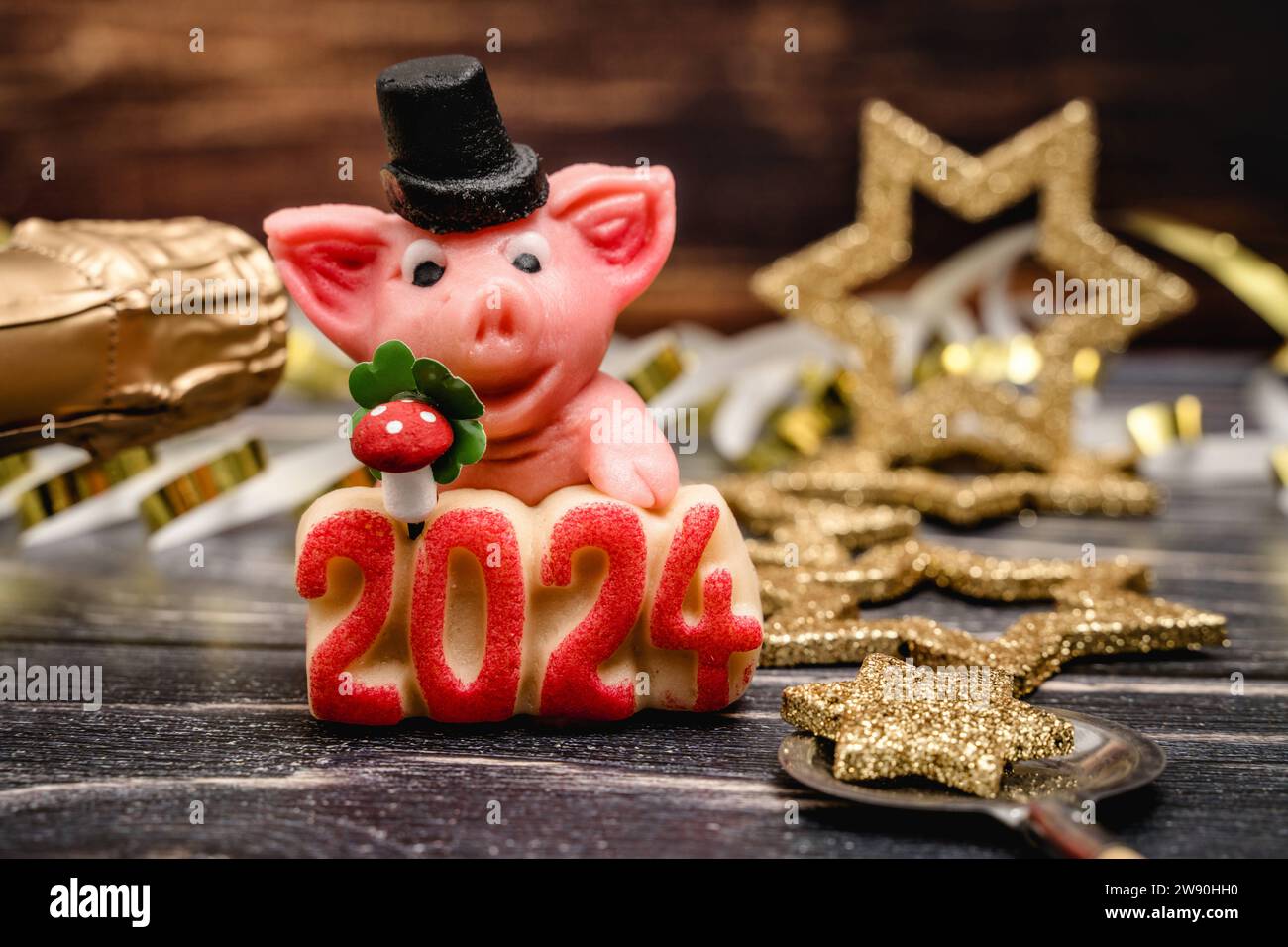 Augsburg, Bavaria, Germany - December 2023: New Year s Eve and New Year ...