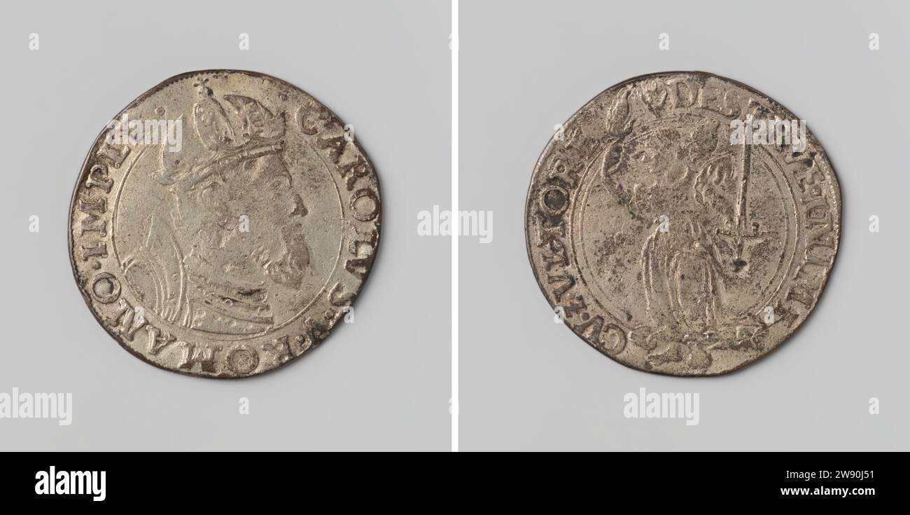 Charles V, German Emperor, explains Henry II, King of France the war ...