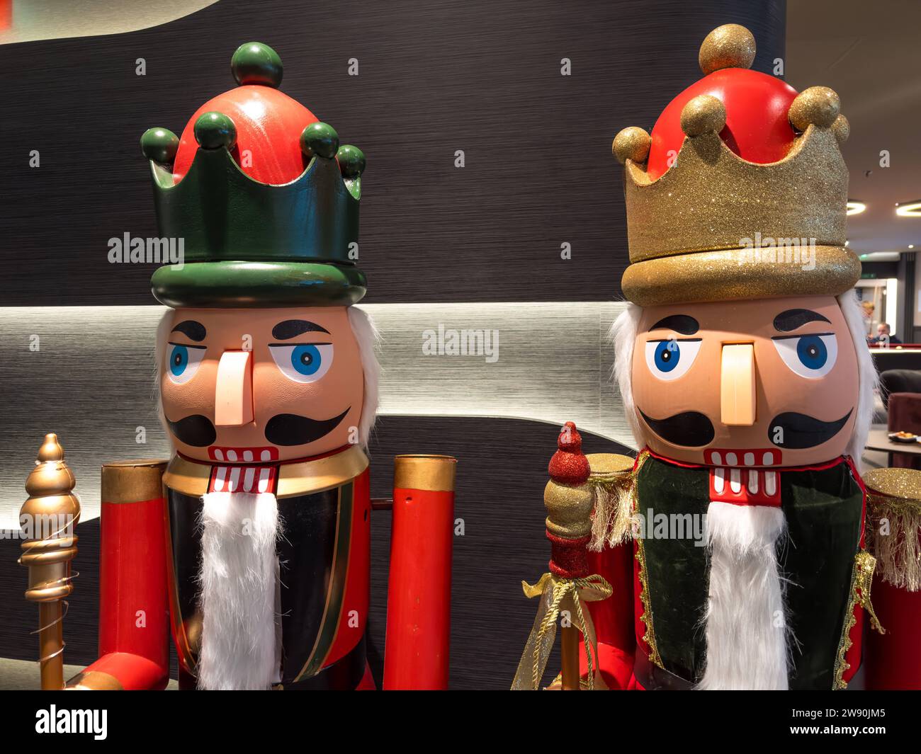 9 December 2023: Nutcracker figure made of wood at Christmas ...