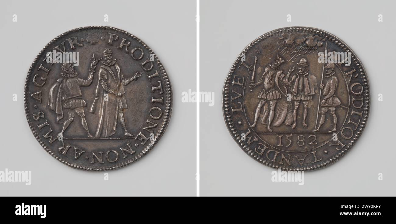 Failed attack on the life of Willem I, Prince of Oranje-Nassau, by Jean ...