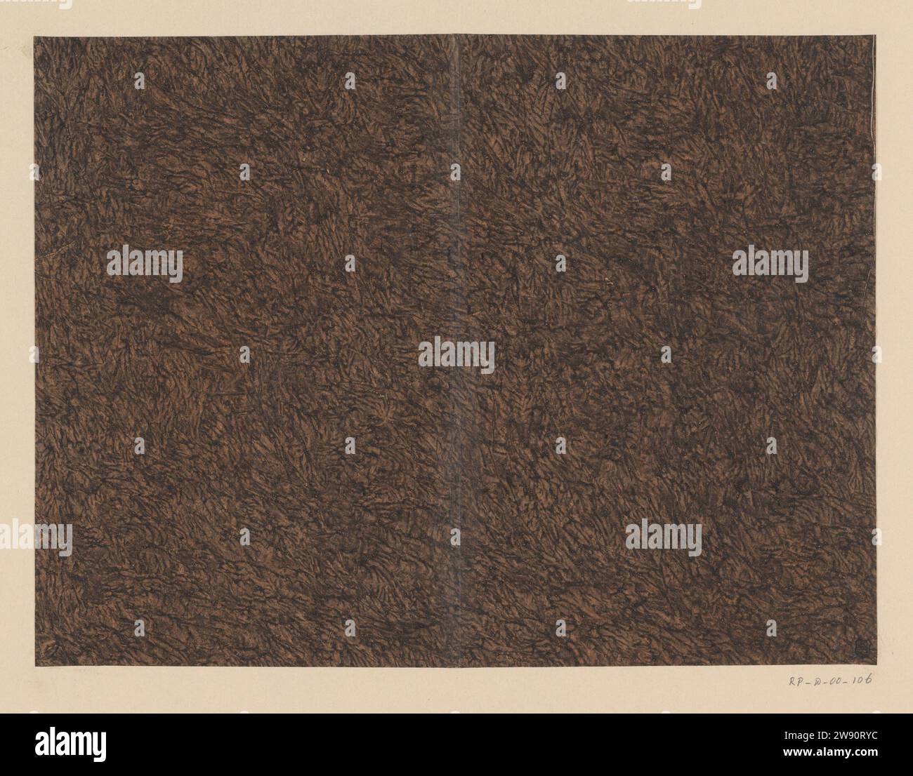 Advessed starch paper in Bruin, Anonymous, 1700 - 1900 paste paper ...