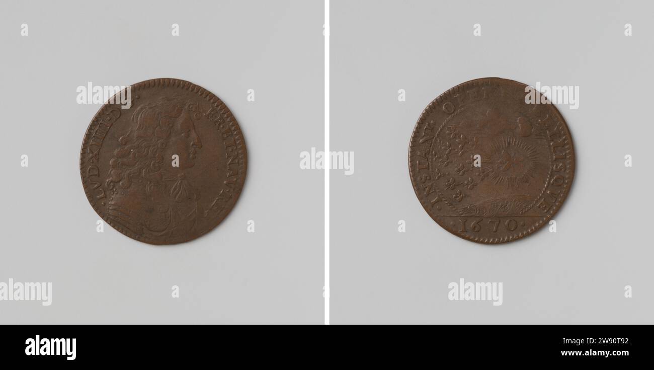 Lodewijk XIV, King of France visits the cities conquered in the ...