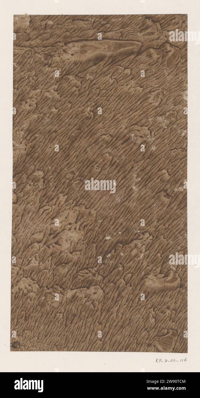 Advessed starch paper in Bruin, Anonymous, 1750 - 1900 paste paper ...