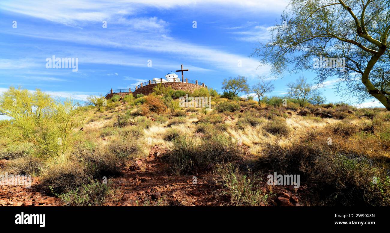 Greek orthodox chapel at St. Anthony's monastery in Arizona Stock Photo ...