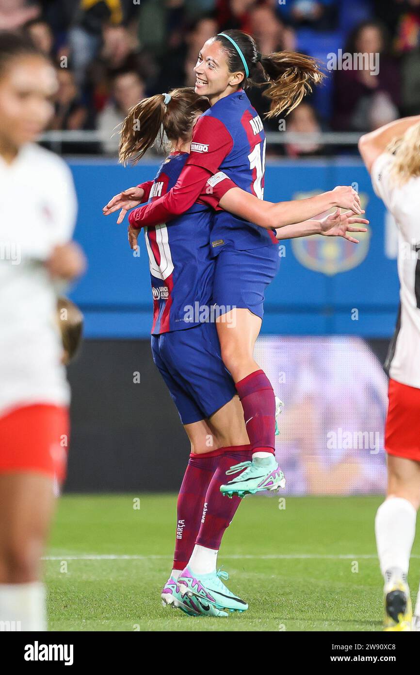 Barcelona, Spain. 21st, December 2023. Caroline Graham Hansen (10) of ...