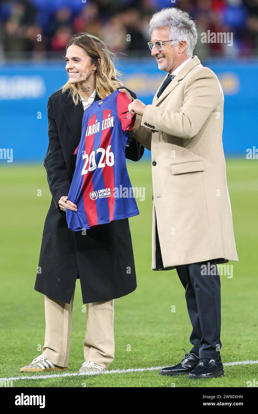 Barcelona, Spain. 21st, December 2023. Mapi Leon of FC Barcelona seen ...