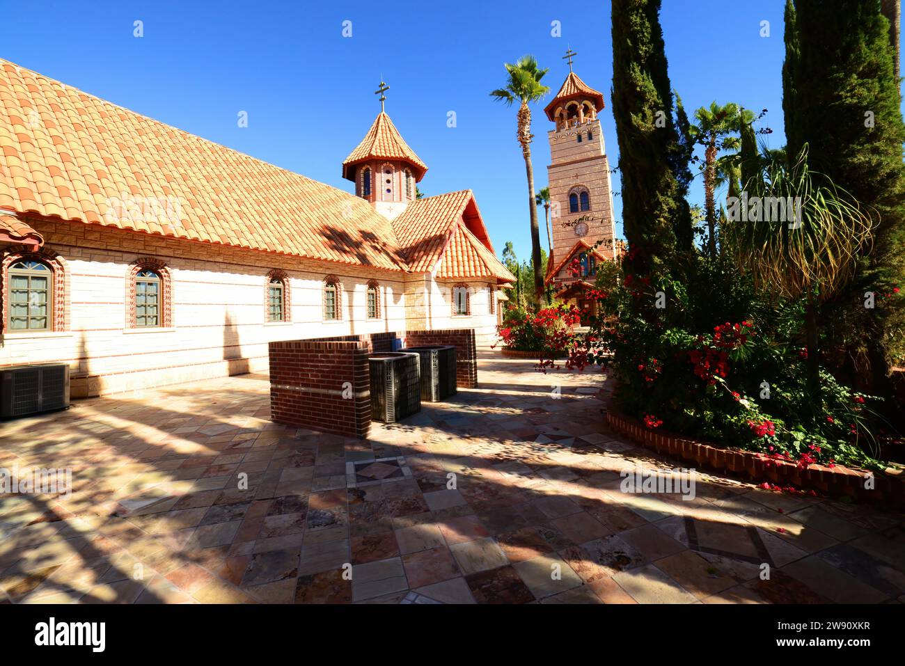 Greek orthodox chapel at St. Anthony's monastery in Arizona Stock Photo ...
