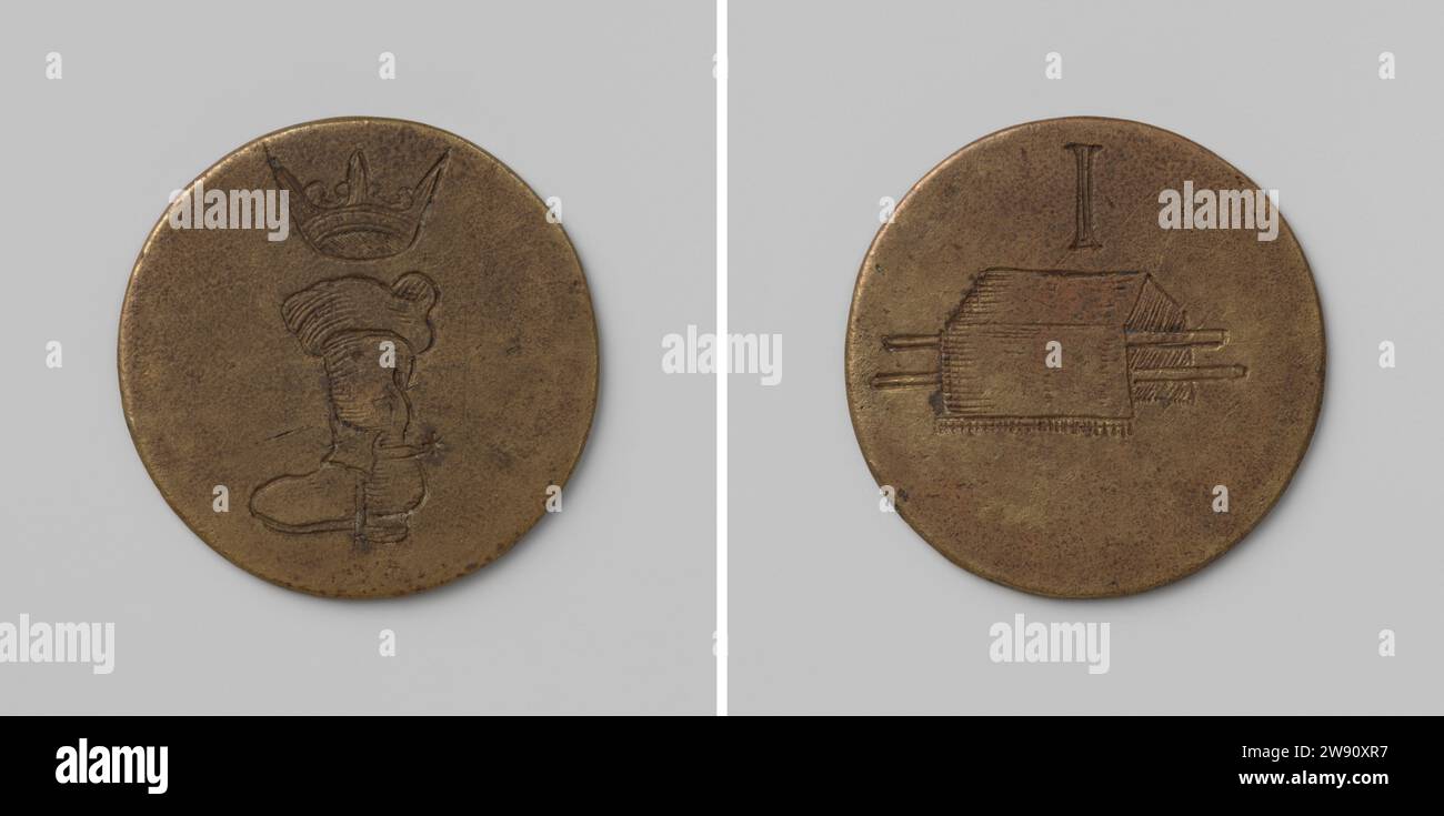 Schoenmakersgilde, Funeral disease with no. 1, Anonymous, c. 1600 - c ...