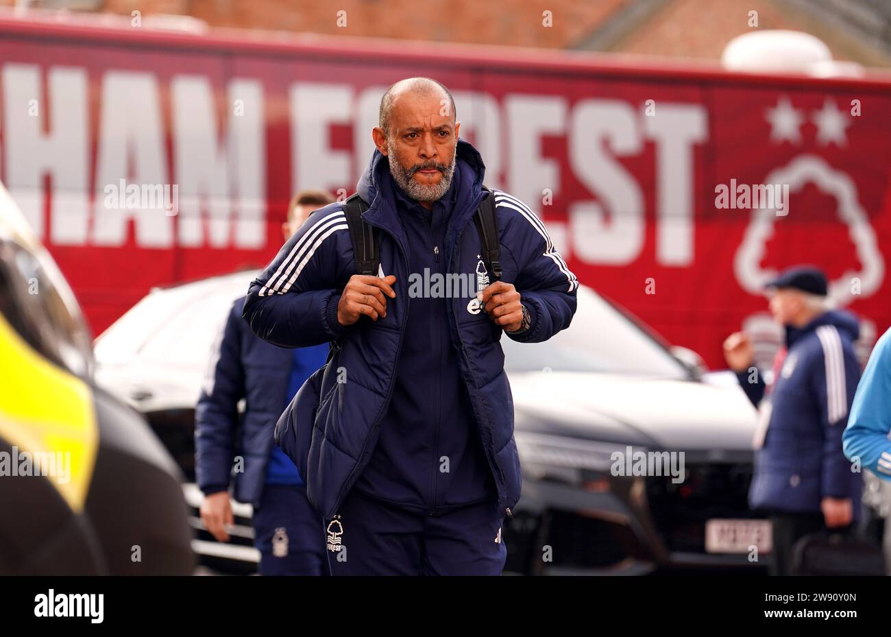 Nottingham Forest manager Nuno Espirito Santo arrives for the Premier ...