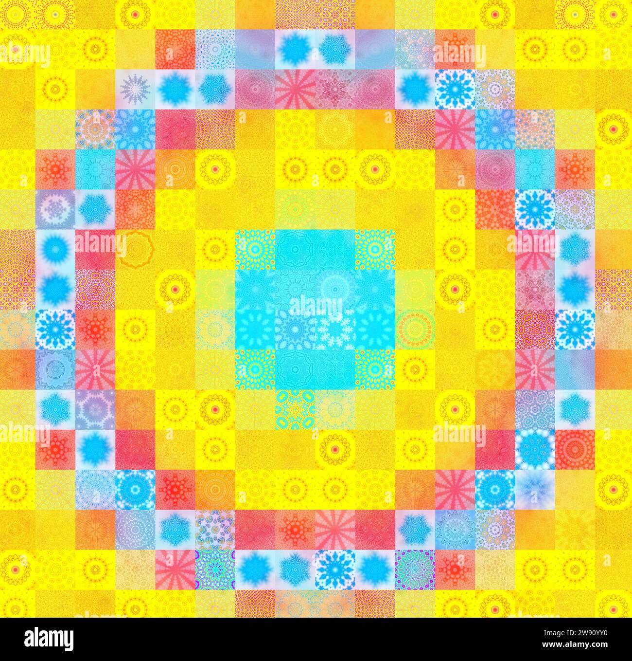 Color background with abstract bright mosaic pattern Stock Photo - Alamy