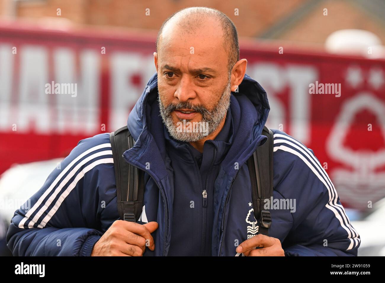 Nuno Espírito Santo Manager of Nottingham Forest arrives for his first ...