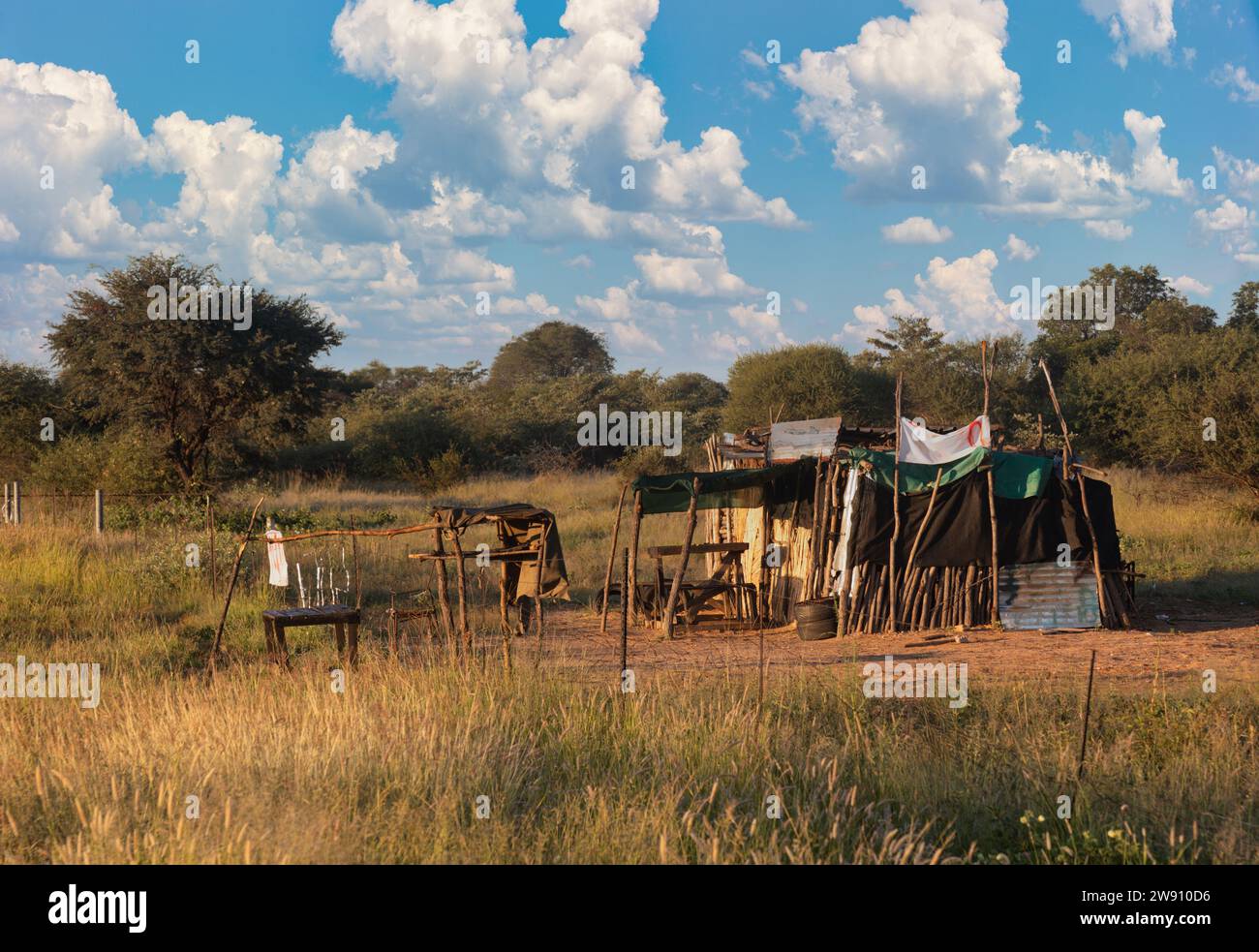 shack in the bush south africa, transformed in a shop for local trader ...