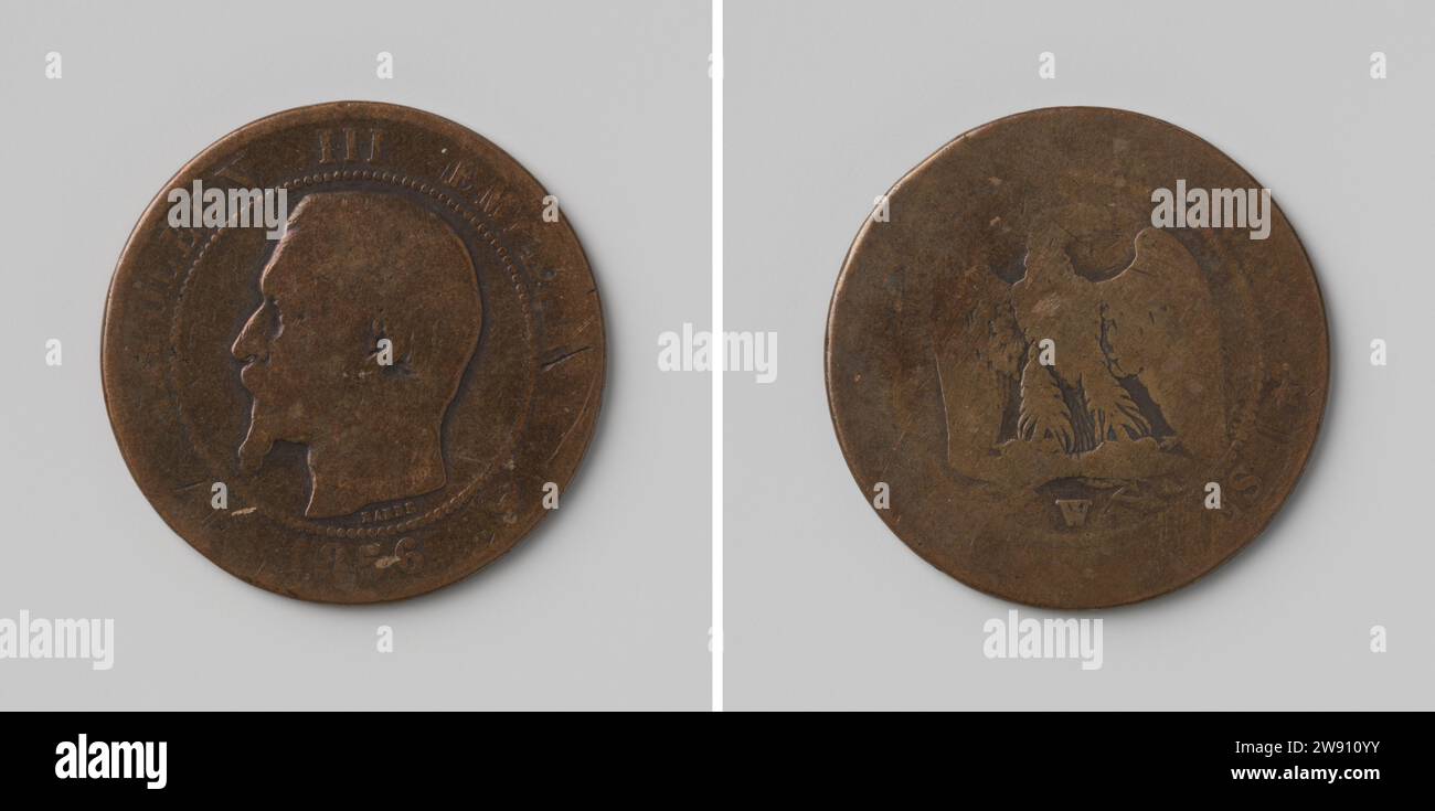 Tien Cents van Napoleon III Bonaparte, Keizer der Fensen, Jean Jacques ...