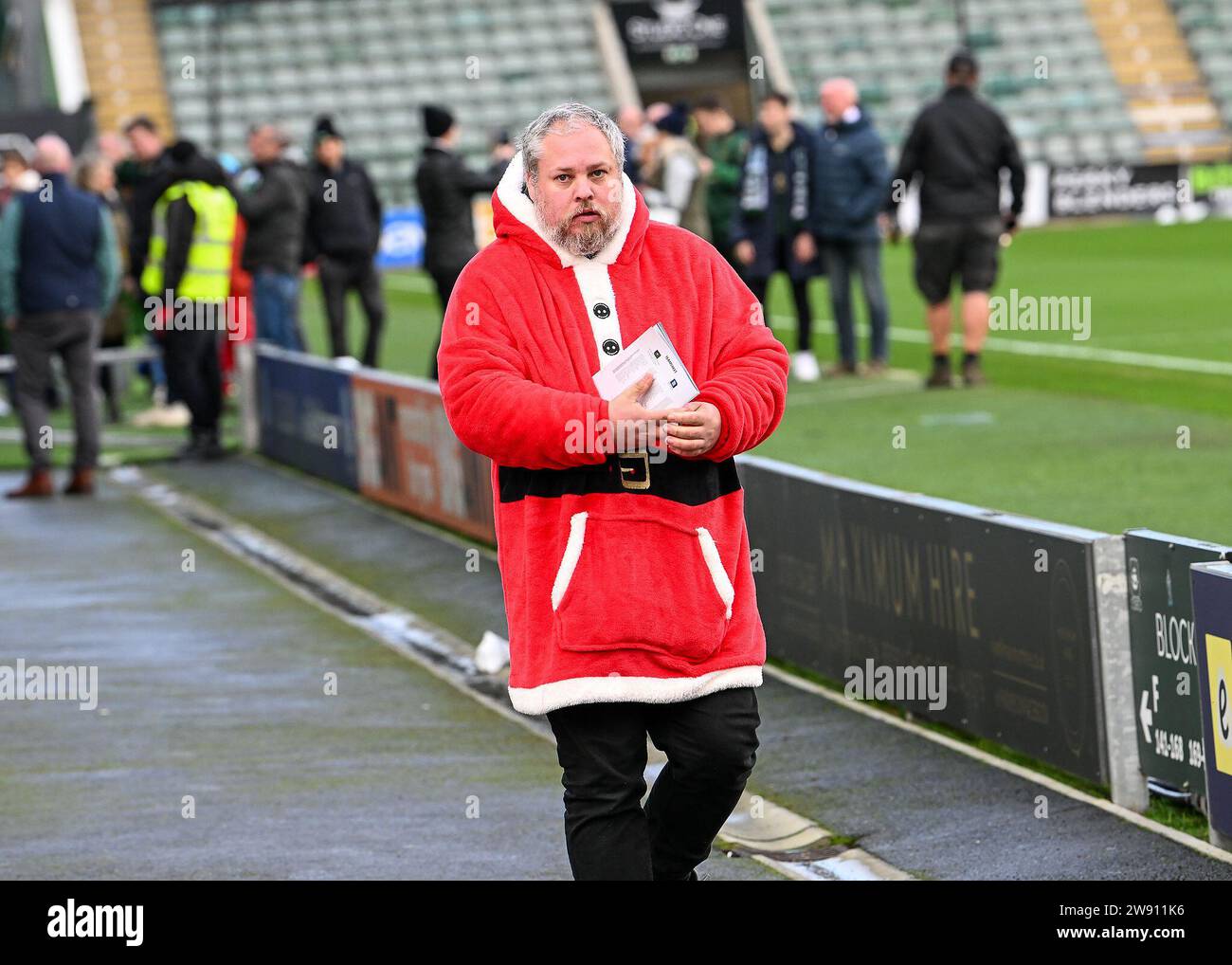 Plymouth Argyle fans arrives during the Sky Bet Championship match ...