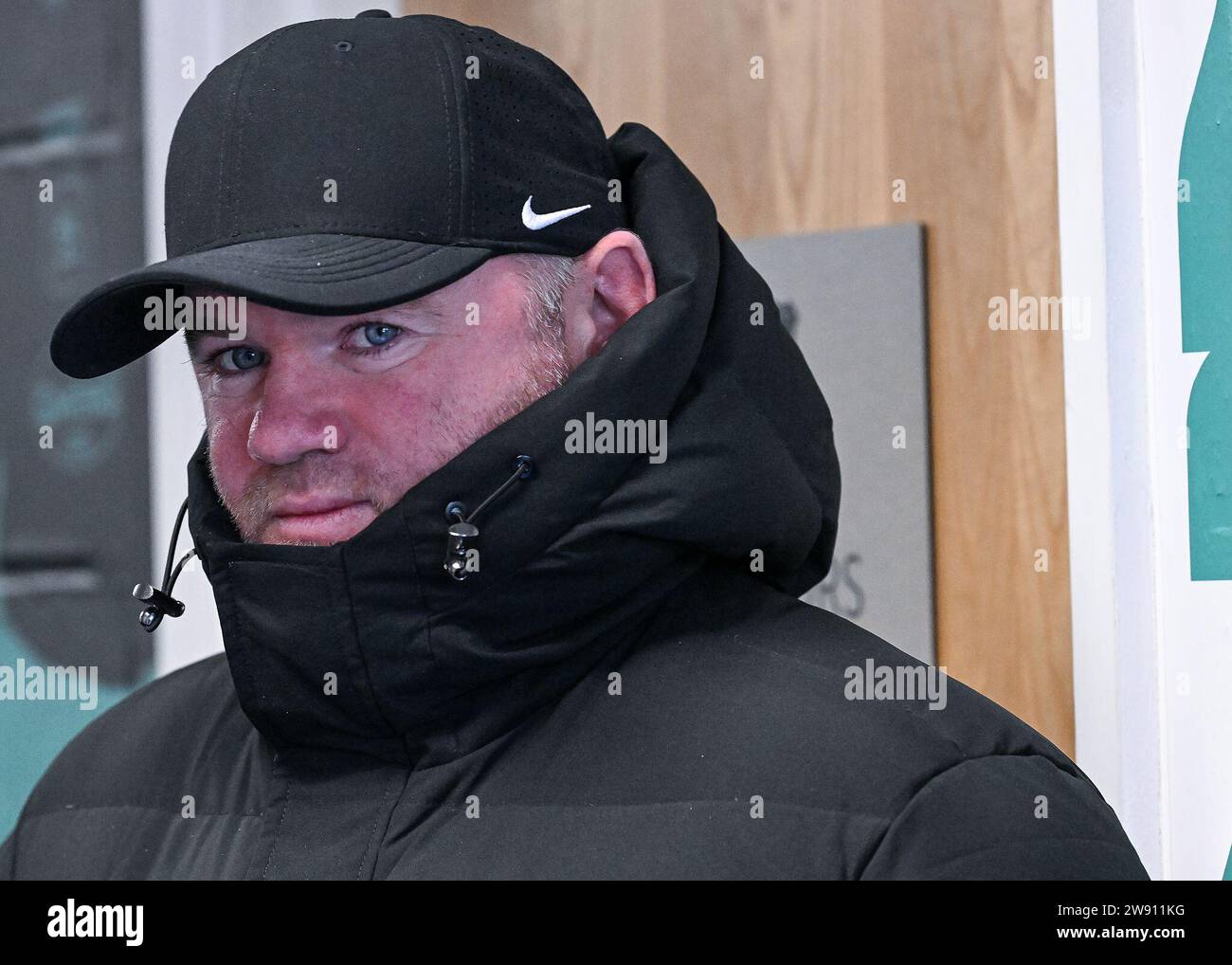 Wayne Rooney manager of Birmingham City arrives during the Sky Bet ...