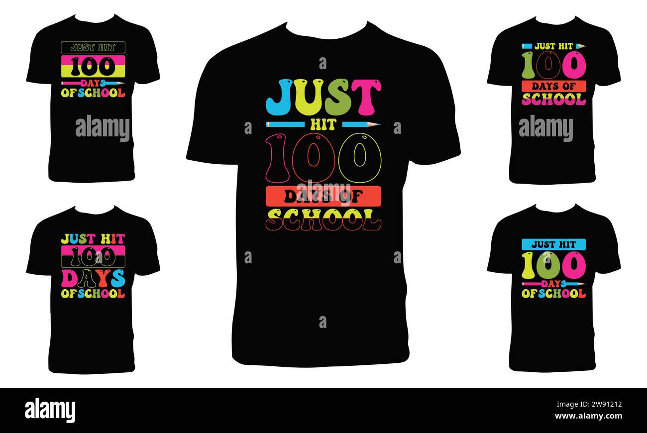 100 day school t shirt Cut Out Stock Images & Pictures - Alamy