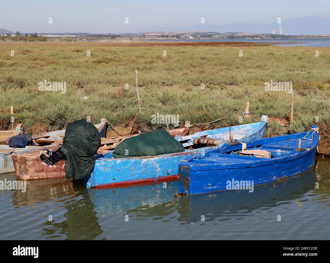 Handmade Wooden Turkish Fishing Boats by the Mediterranean Sea in ...