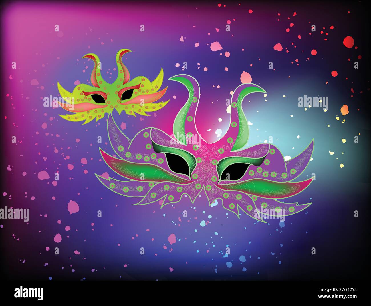 CARNIVAL MASK COLORFUL BACKGROUND Stock Vector Image & Art - Alamy