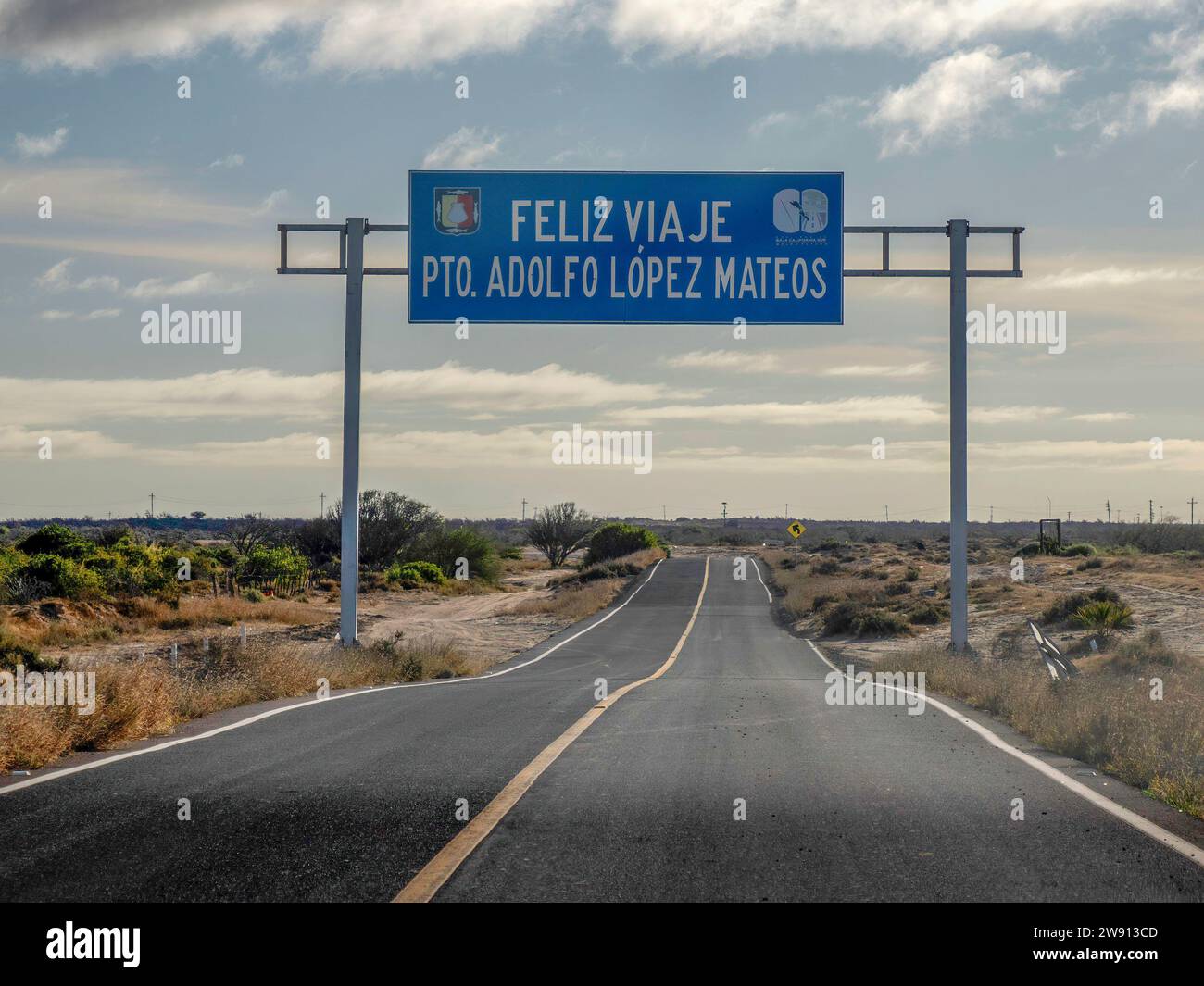 adolfo lopez mateos remote village of baja california sur Mexico Stock ...