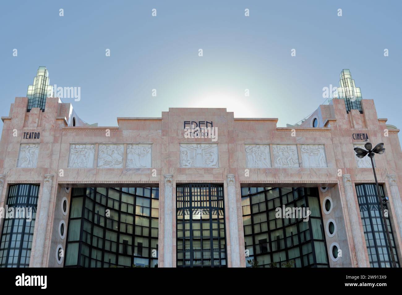 The building of Eden Theater (Eden Teatro) in square Praca dos ...