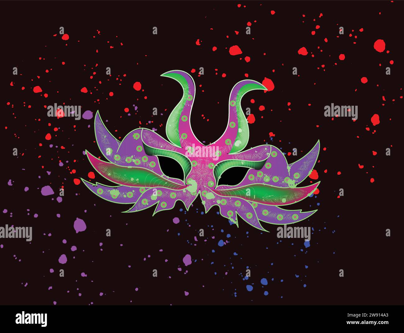 CARNIVAL MASK COLORFUL BACKGROUND Stock Vector Image & Art - Alamy