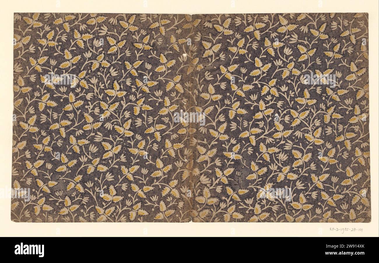 Leaf With Spreading Pattern Of Branches With Leaves Anonymous 1750