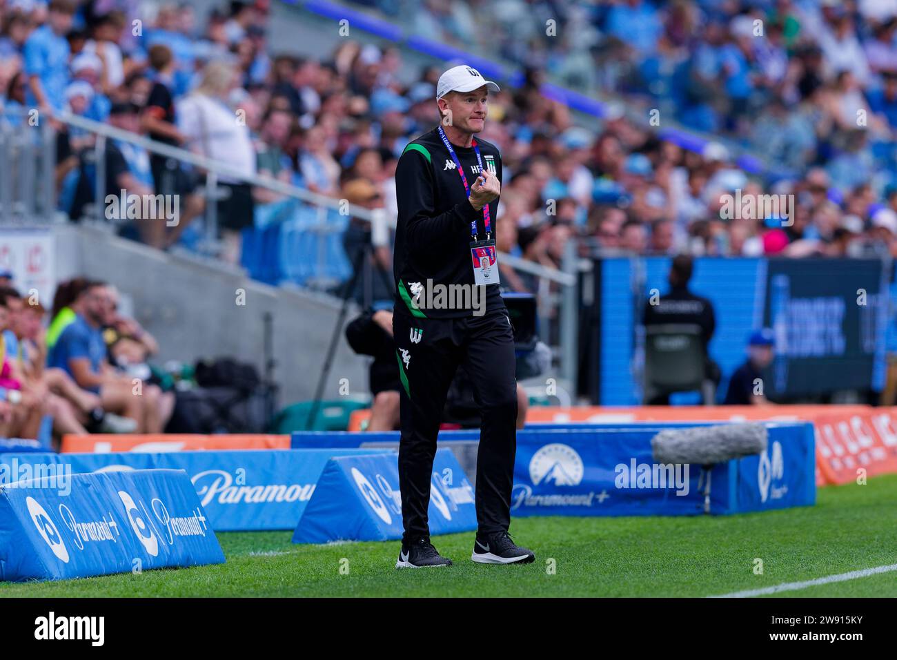 Sydney, Australia. 23rd Dec, 2023. Coach, Hayden Fox of Western United ...