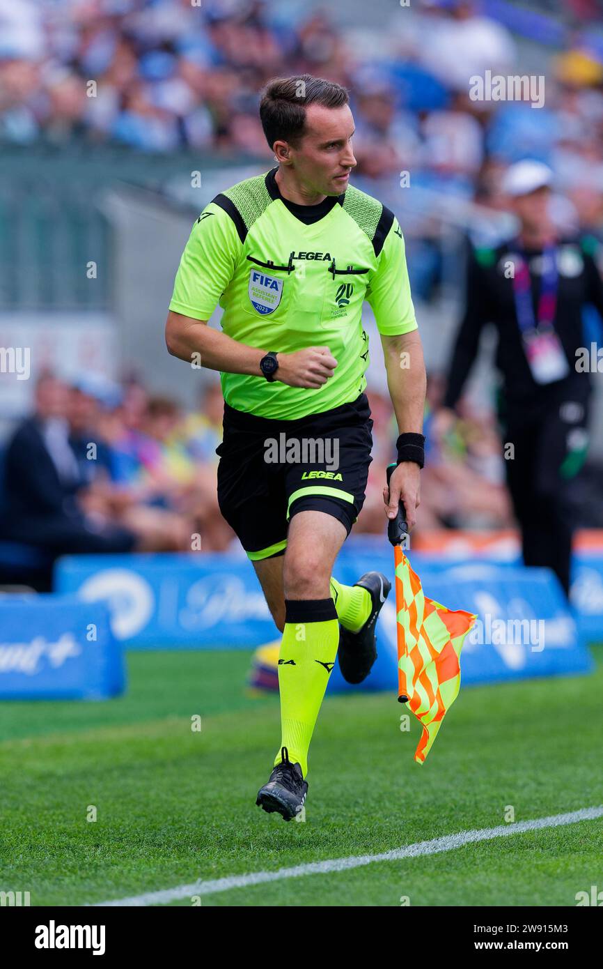 Sydney, Australia. 23rd Dec, 2023. Assistant referee, Ryan Gallagher in ...