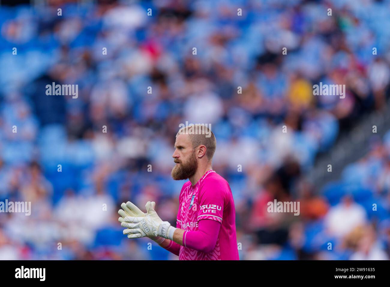 Sydney, Australia. 23rd Dec, 2023. Andrew Redmayne of Sydney FC looks ...