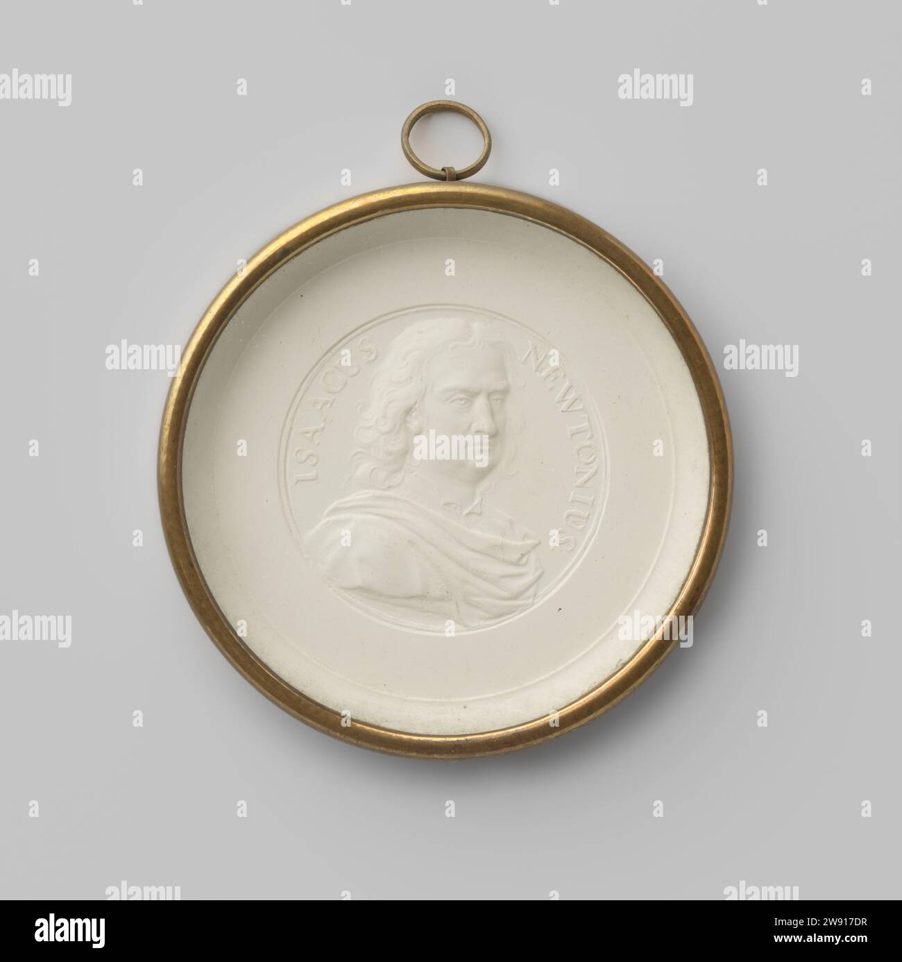 Sir Isaac Newton, Gottfried Eichler, 1687 - 1757 locket One -sided ...