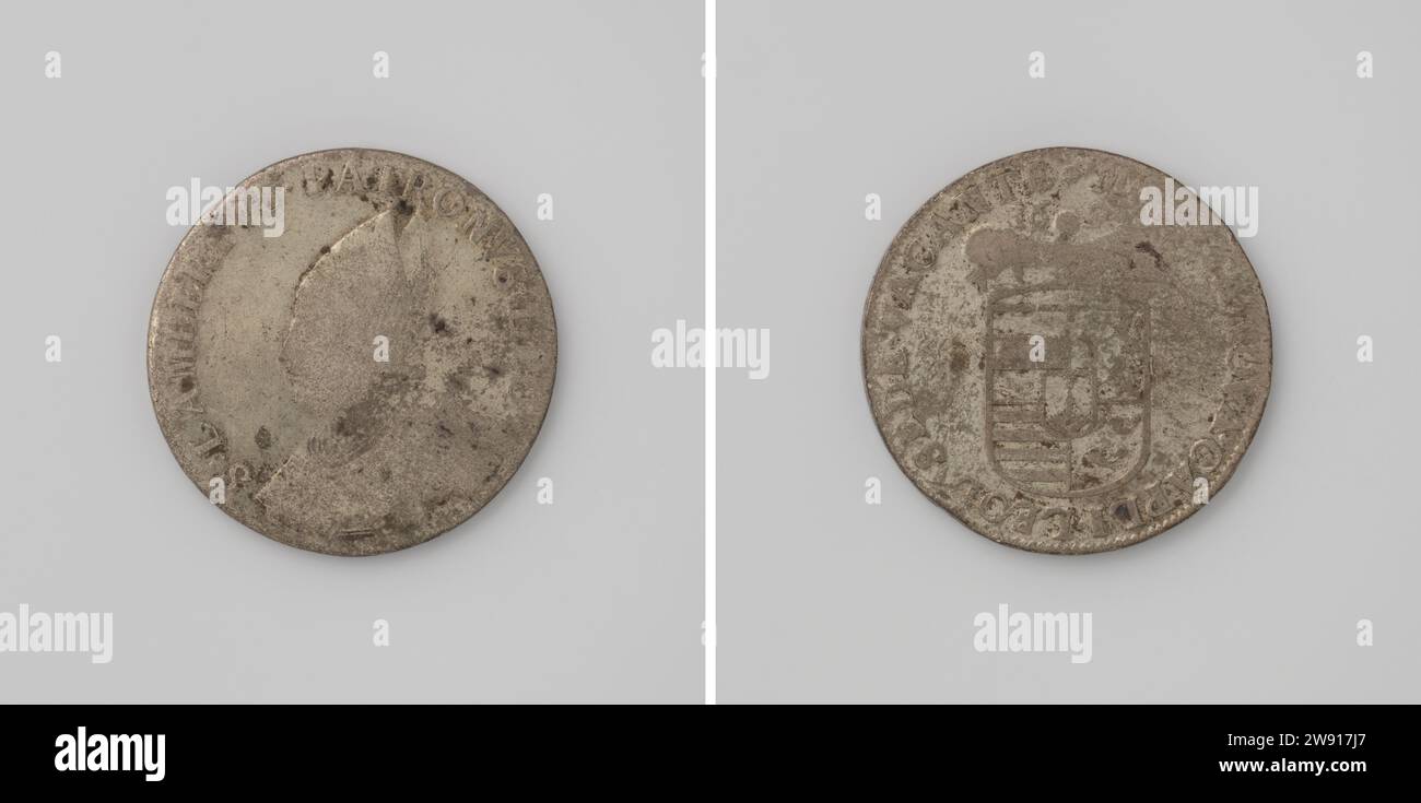 The Bishop's seat of Liège Vacant, Anonymous, 1694 coin Silver coin ...