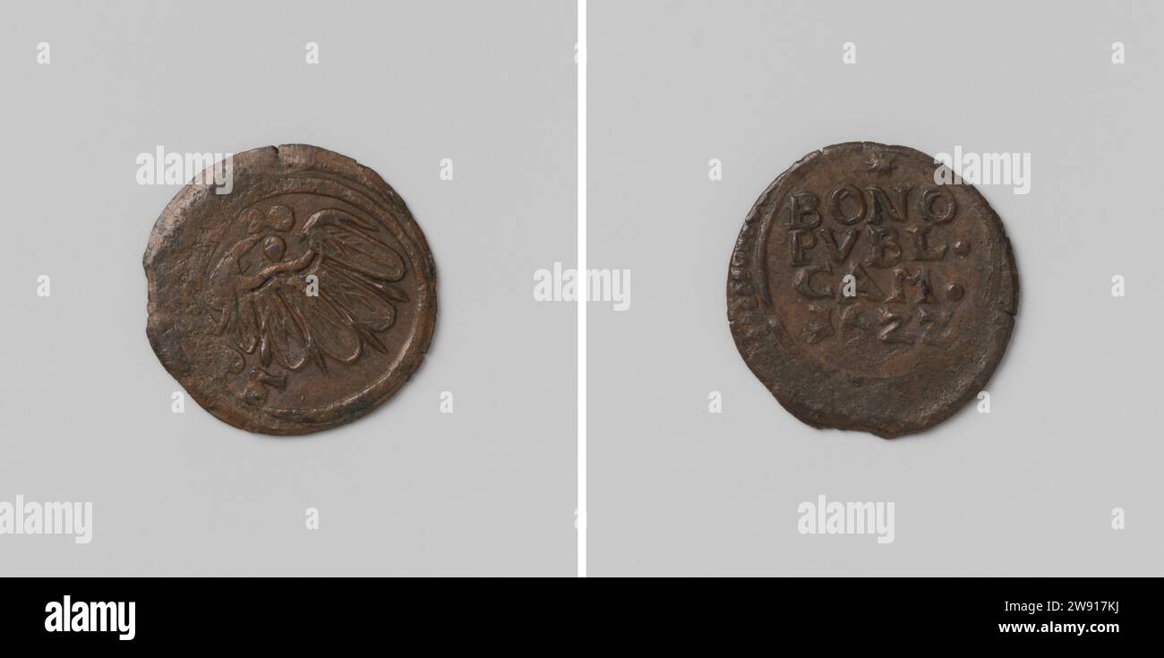 Pfennig, emergency coin from Kamenz, beaten during siege, anonymous ...