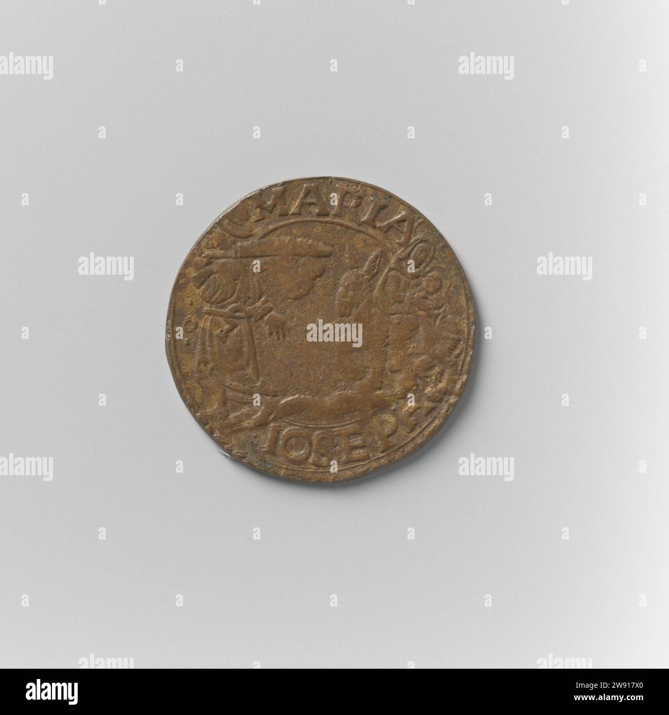 Carpentry guild of unknown place, anonymous, 1549 medal Copper medal ...