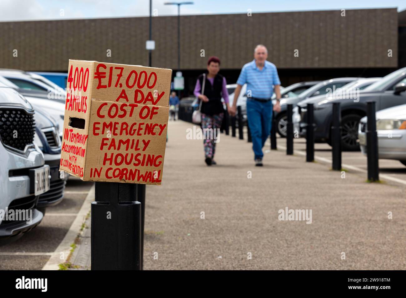 Housing protest in Hayle, Cornwall against Second Homes Air BNB's Stock ...