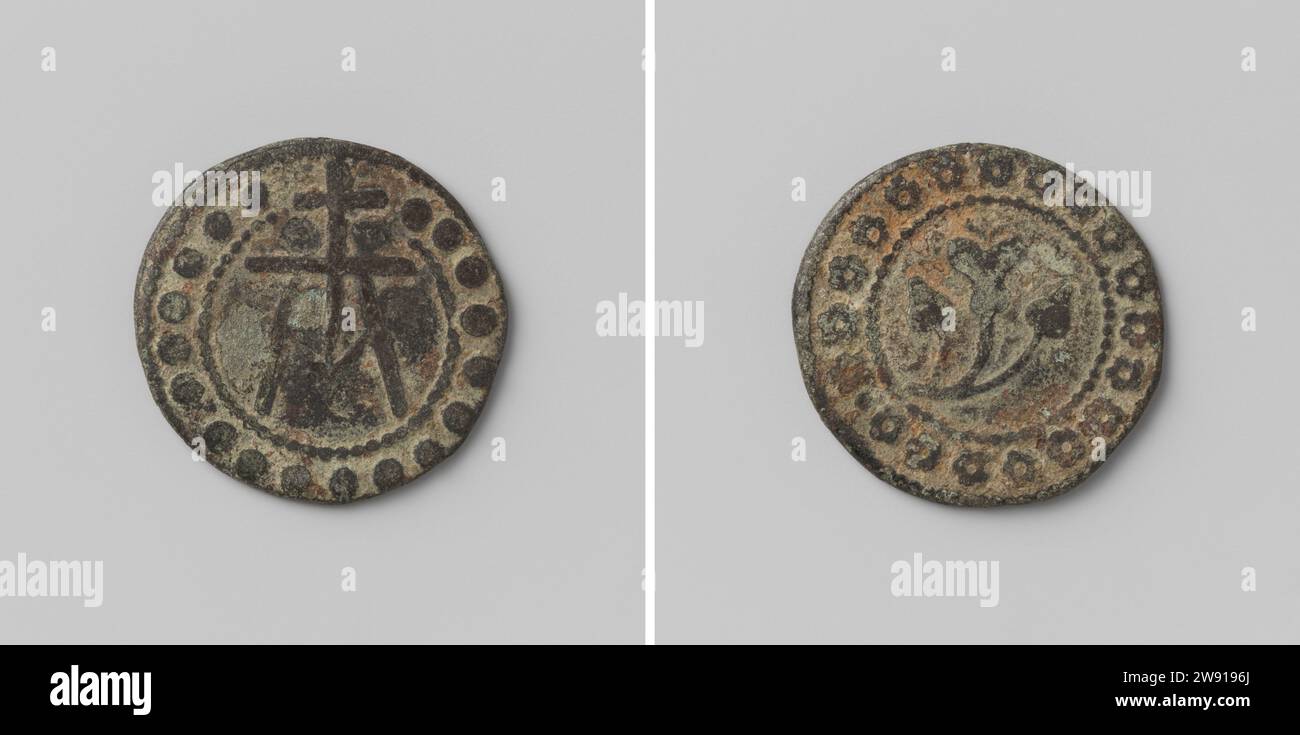 Penning with monogram of Letter A and Cross sign, Anonymous, c. 1600 ...