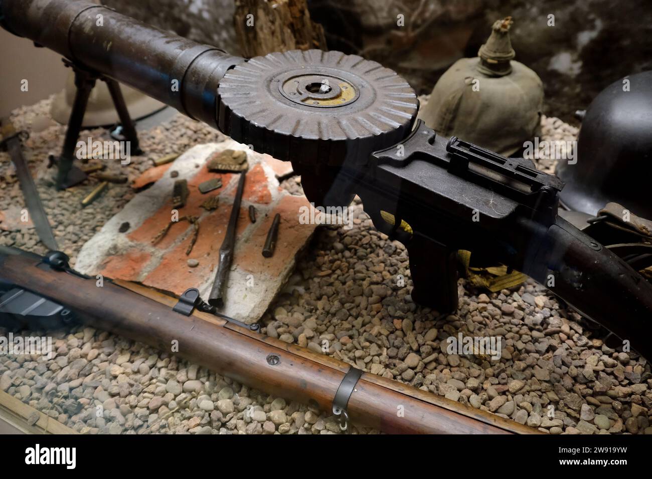 Machine gun bullet damage hi-res stock photography and images - Alamy