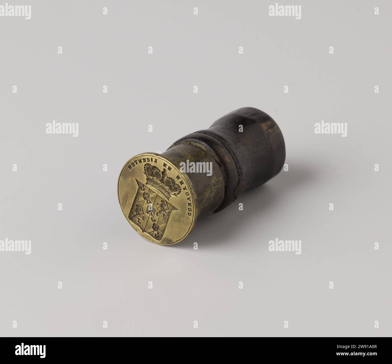 Copper Cachet on which Royal Weapon and Dischanging: Convoyen and ...