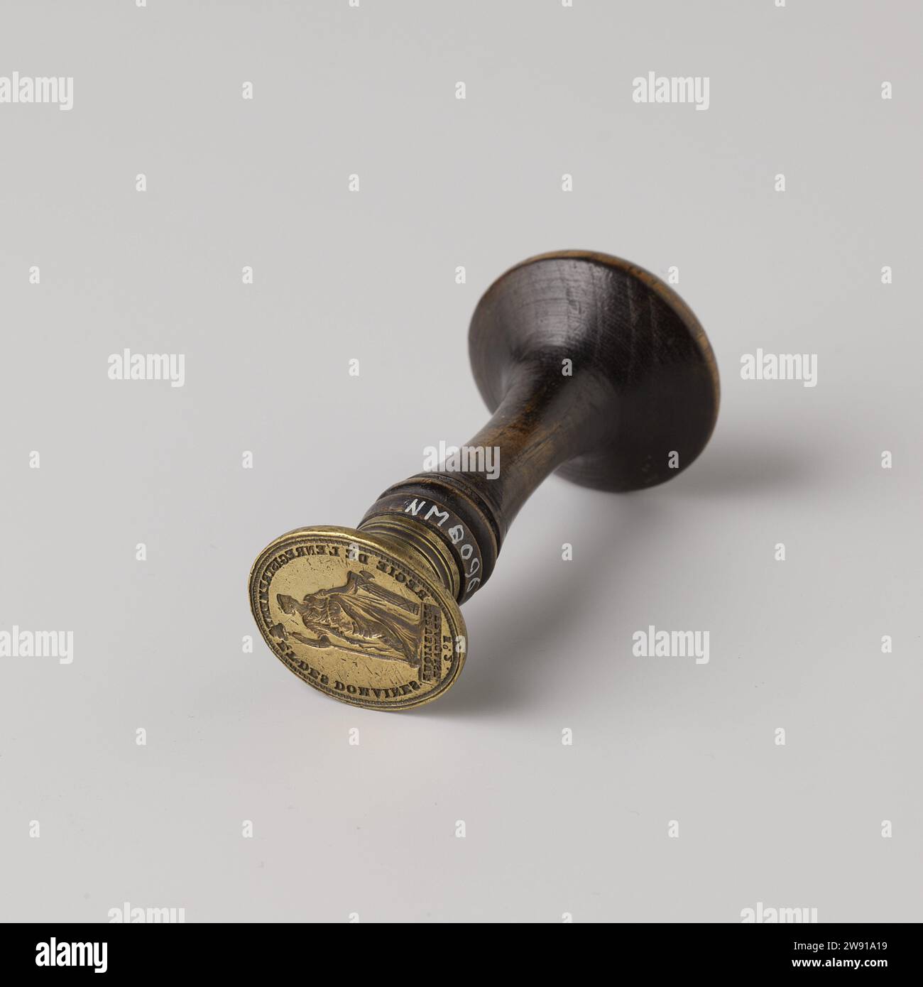 Copper Cachet on which the image of freedom, 1775 - 1825 stamp Oval ...