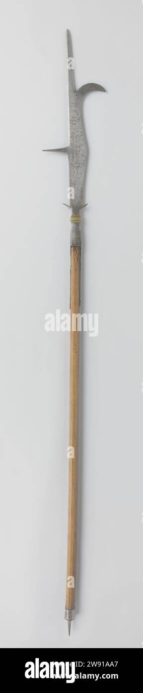 Guisarme, anonymous, 1883 Guisme with octagonal wooden stick. The two ...