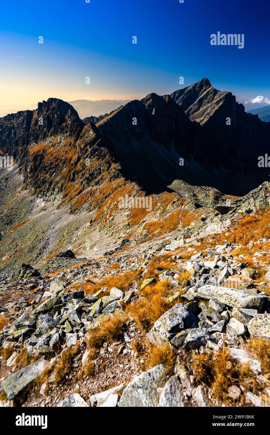The mount Krivan. Autumn landscape of the High Tatras. One of the most ...
