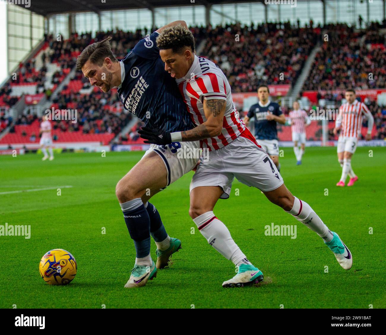 Stoke, UK. 23rd December 2023; Bet365 Stadium, Stoke, Staffordshire ...