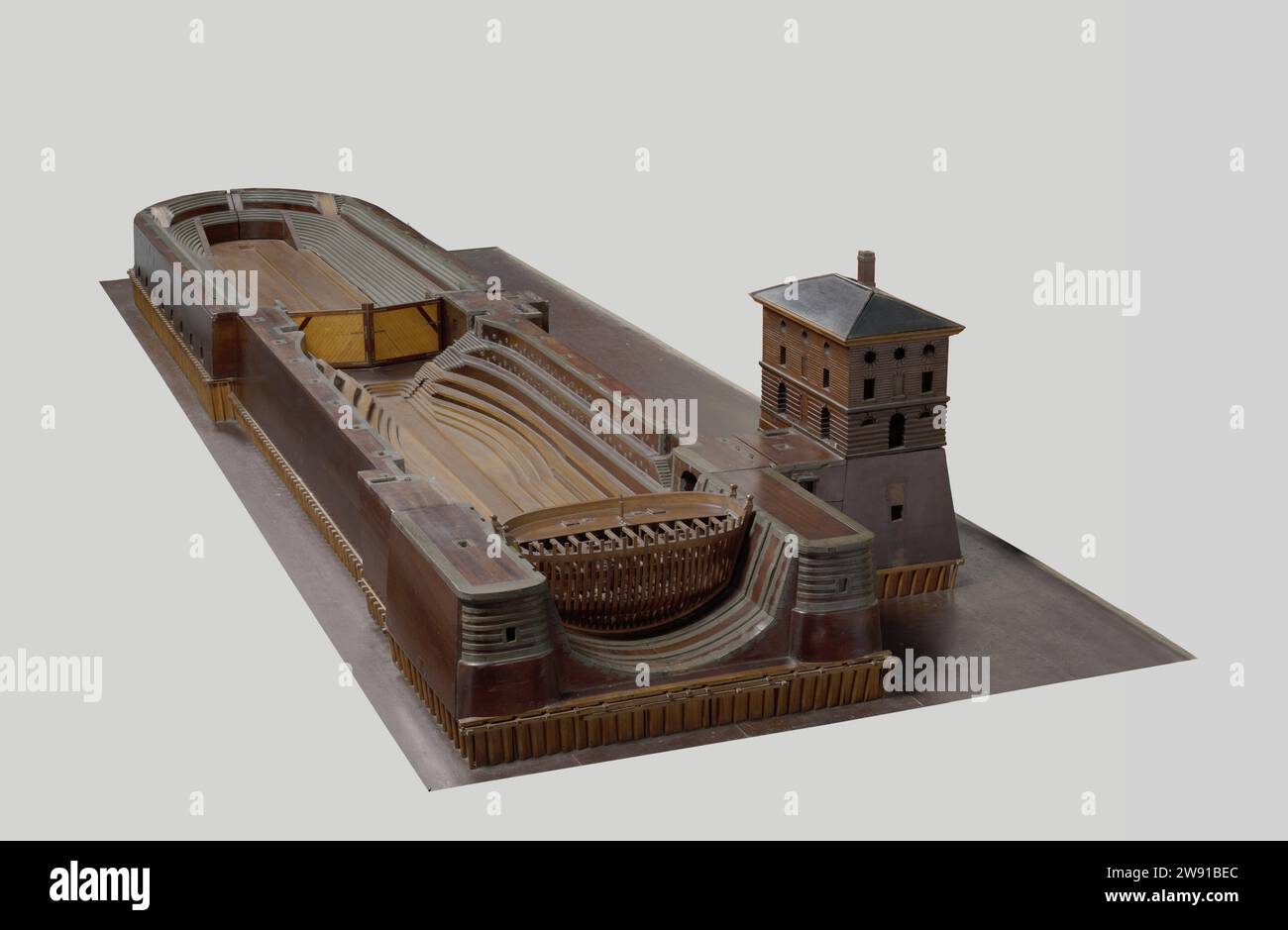 Model of the Double Dry Dock at Hellevoetsluis, 's Lands Werf ...