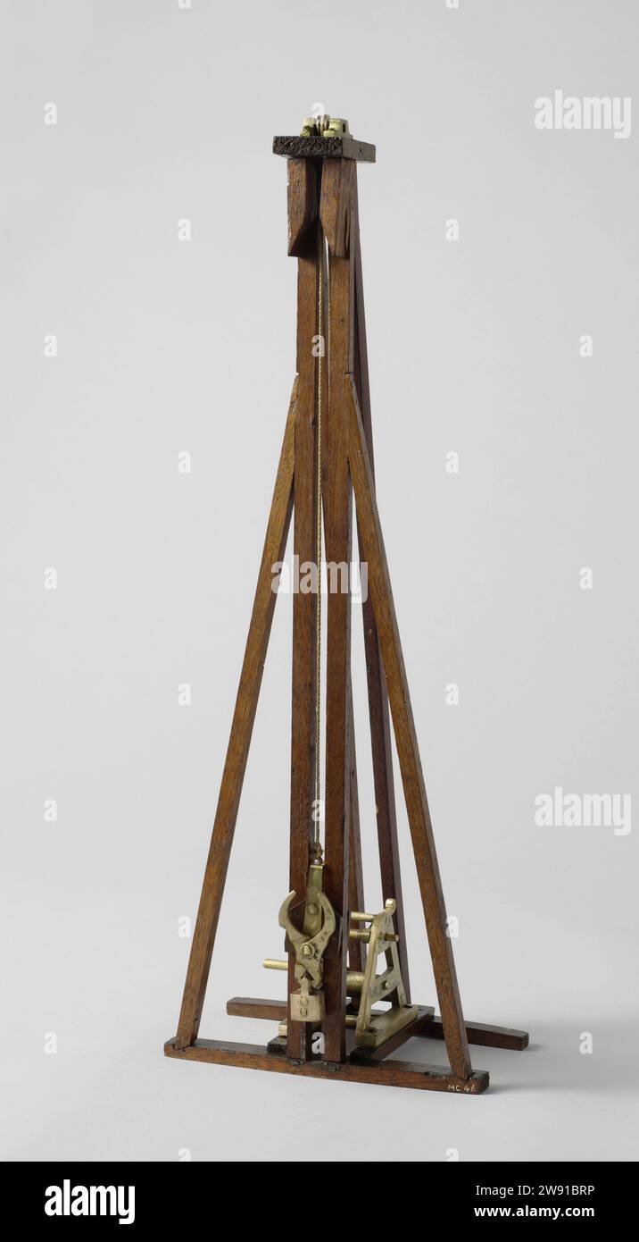 Model of a Pile Driver, anonymous, anonymous, c. 1819 demonstration ...