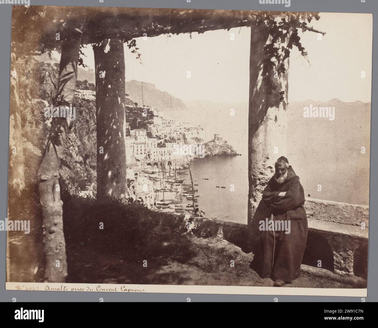 View of Amalfi from the Capuchin monastery, Giorgio Sommer (attributed ...