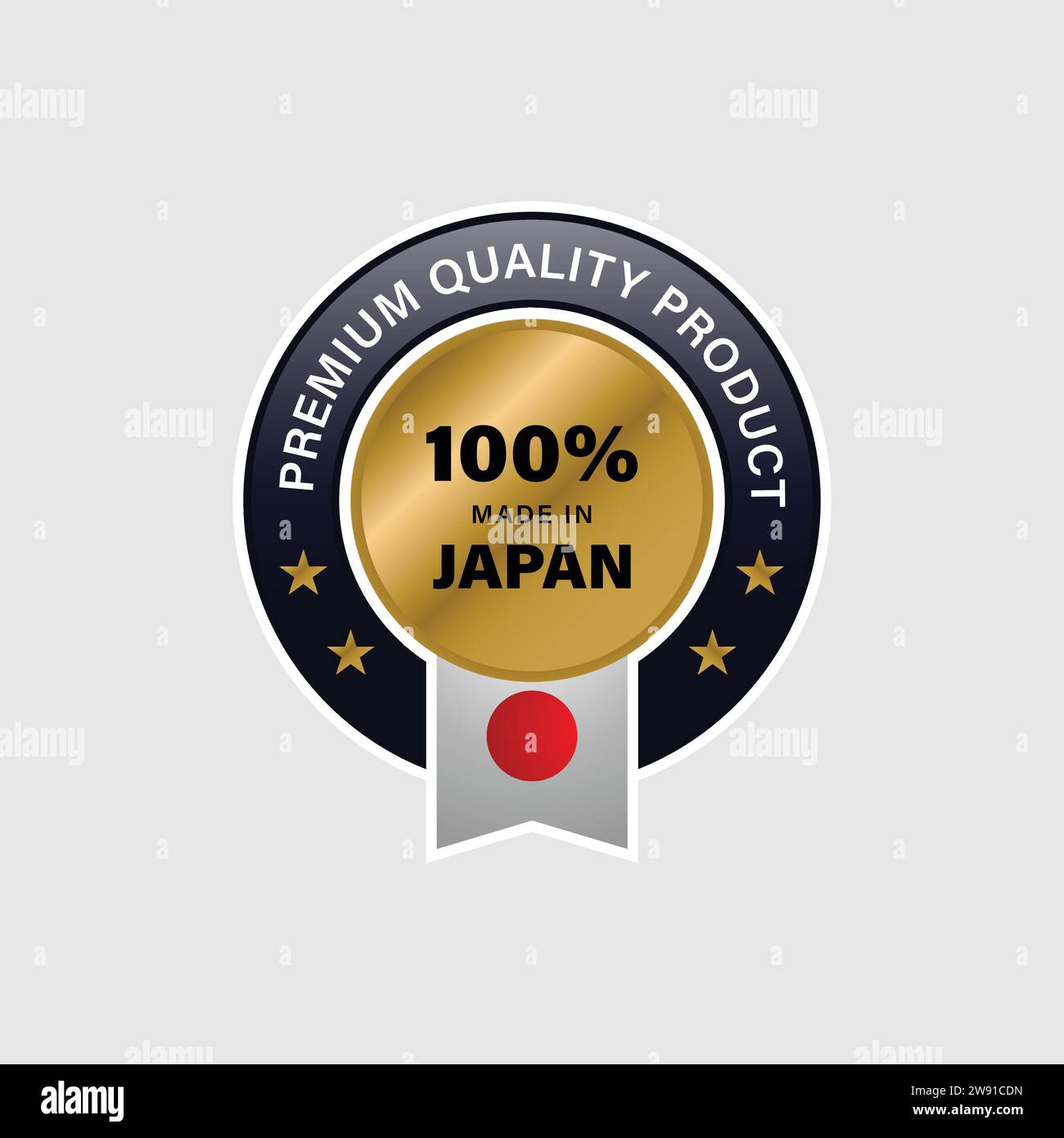 Vector label made in japan hi-res stock photography and images - Alamy