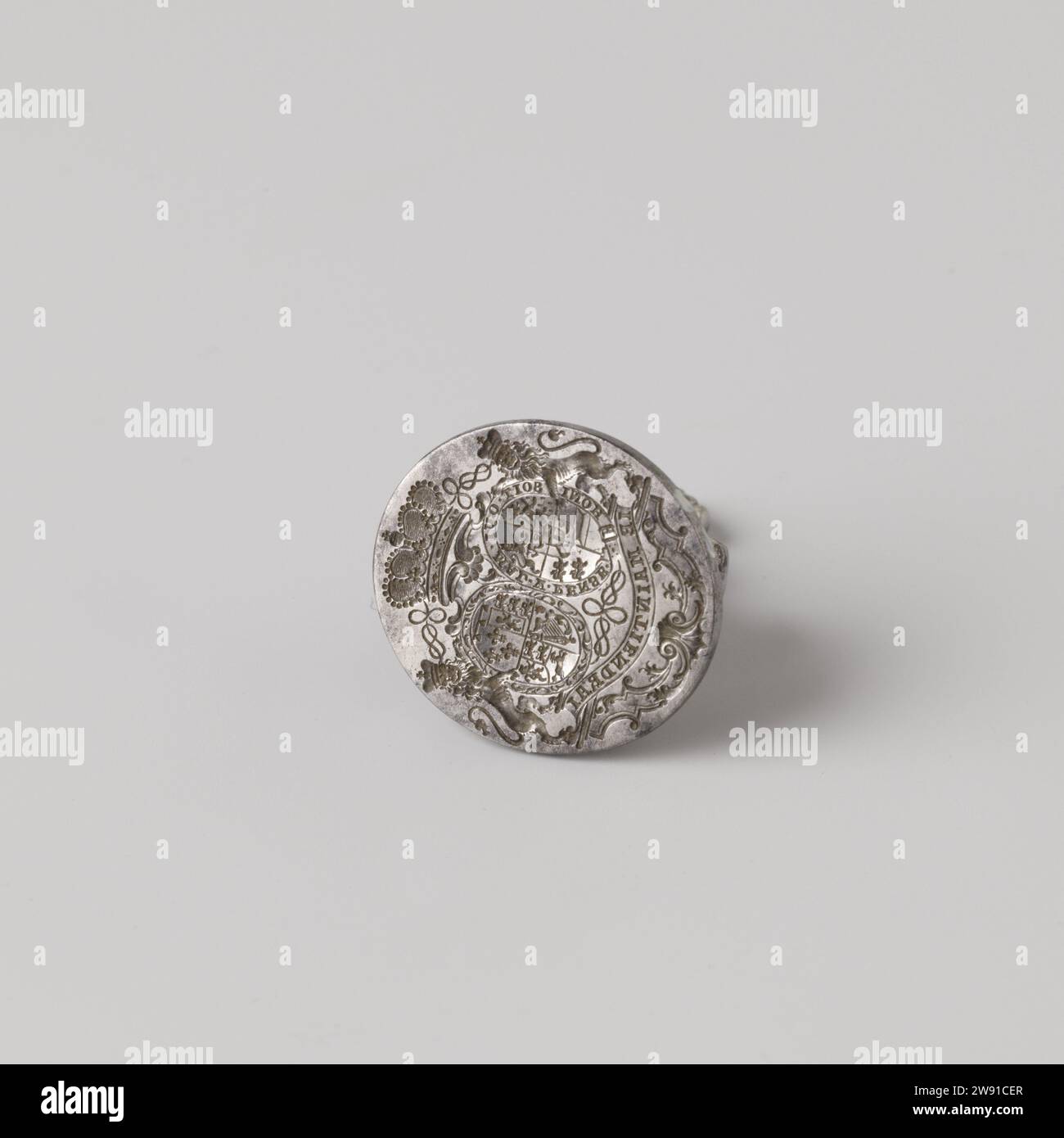 Seal stamp of Prince William IV of Orange and Princess Anna van England ...