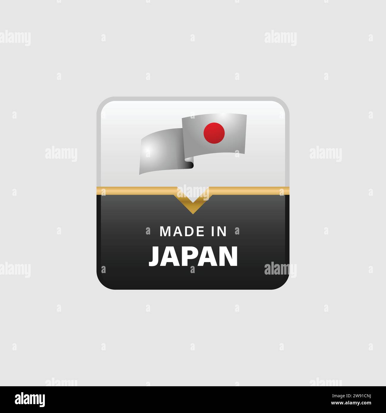 Vector label made in japan hi-res stock photography and images - Alamy