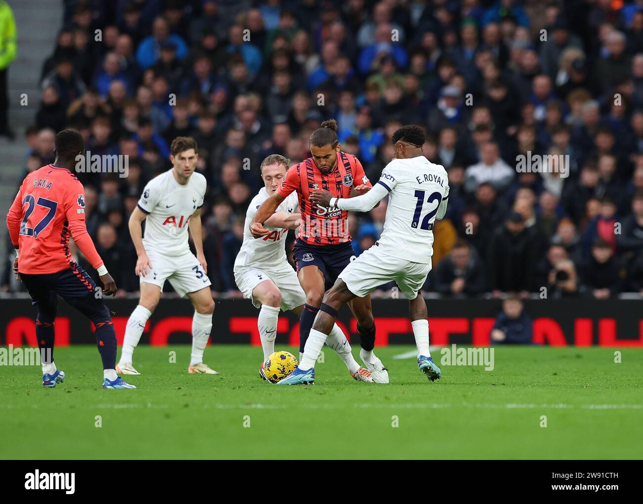 Tottenham Hotspur Stadium, London, UK. 23rd Dec, 2023. Premier League ...